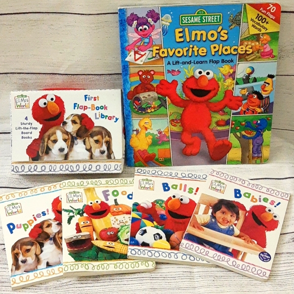 Sesame Street | Toys | Elmo Sesame Street Lift The Flap Discovery Early ...